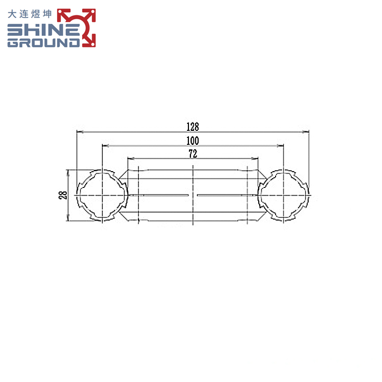Parallel Extension Connector For 28mm Lean Pipes - Aluminum ...