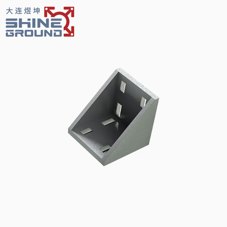 Heavy-Duty 90×90 Die-Cast Aluminum Corner Bracket for T-Slot Profiles ...